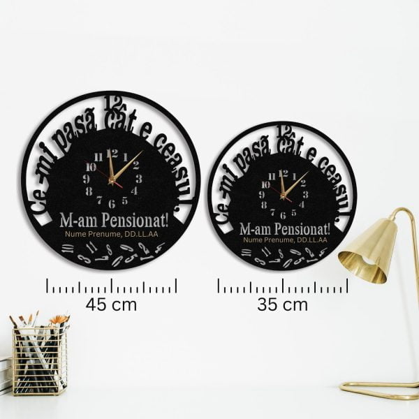Ceas Personalizat Pensionar 01 - Ceasuri Personalizate