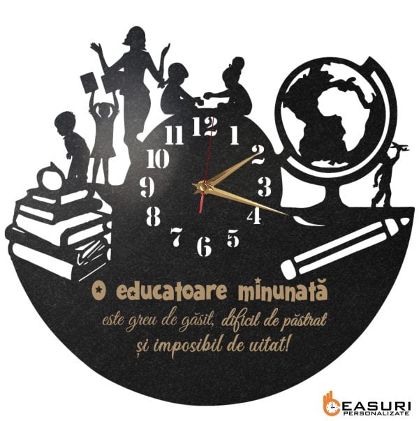 Ceas cadou o educatoare minunata - Ceasuri Personalizate